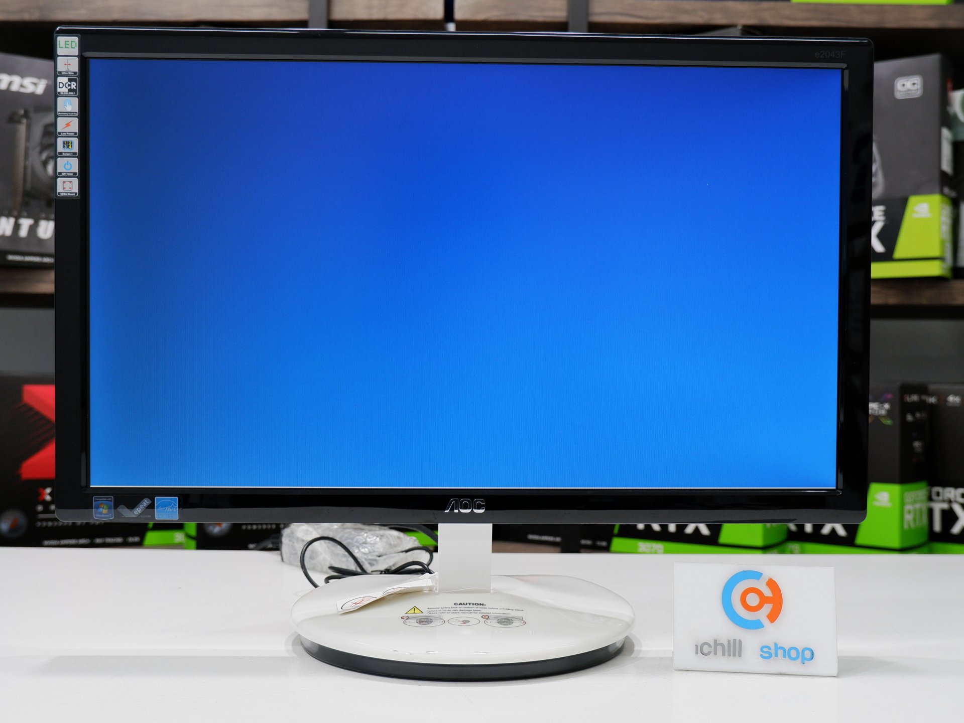 จอ (MONITOR) AOC E2043F 20 นิ้ว (WHITE) P11380