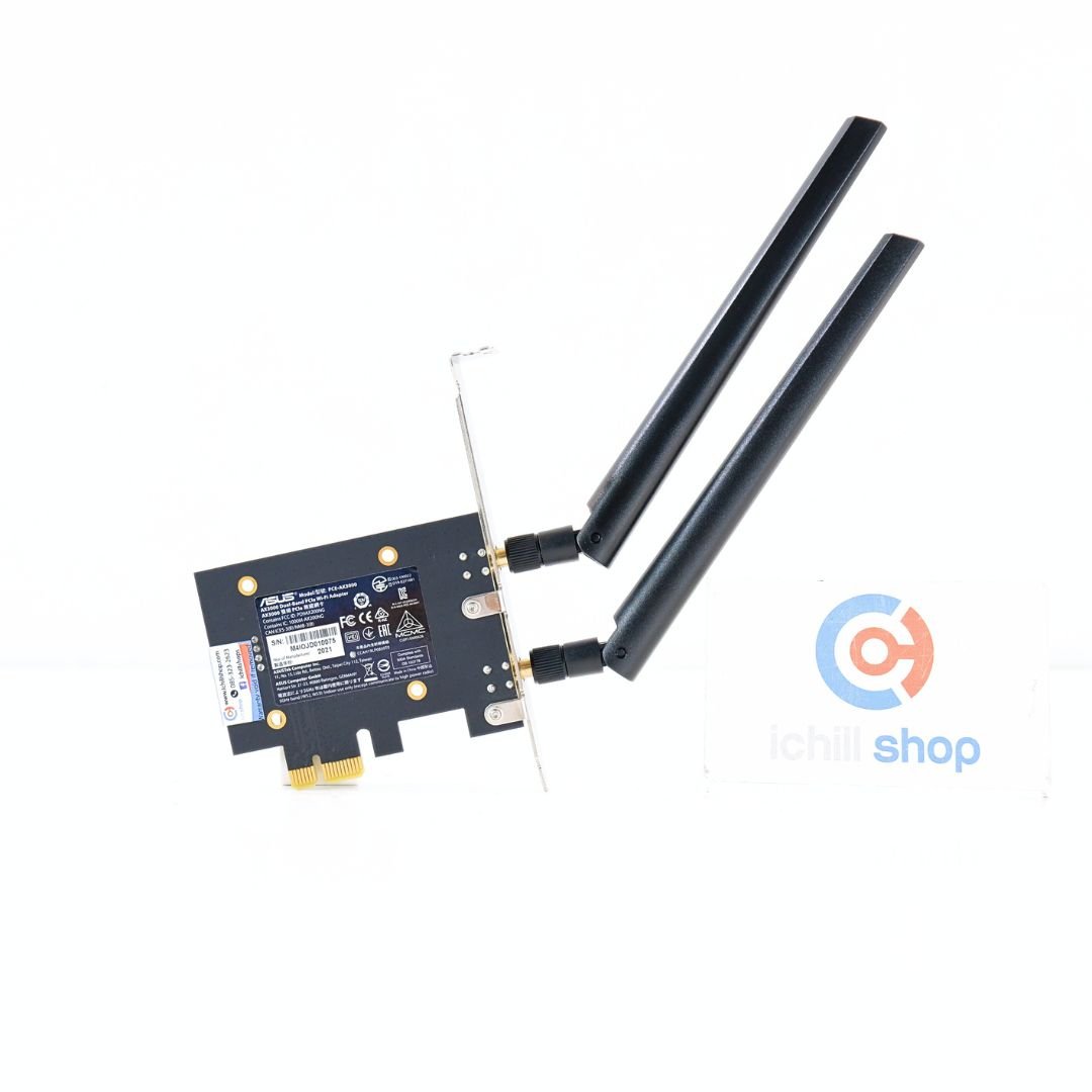 WIRELESS PCIE ADAPTER (การ์ดไวไฟ) ASUS (PCE-AX3000) AX3000 DUAL BAND WI ...