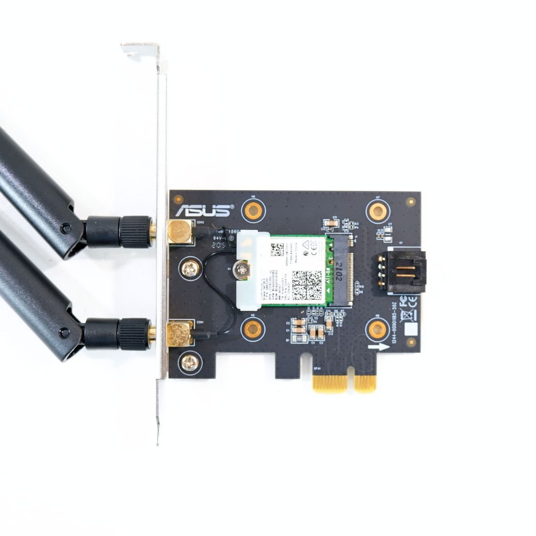 WIRELESS PCIE ADAPTER (การ์ดไวไฟ) ASUS (PCE-AX3000) AX3000 DUAL BAND WI ...