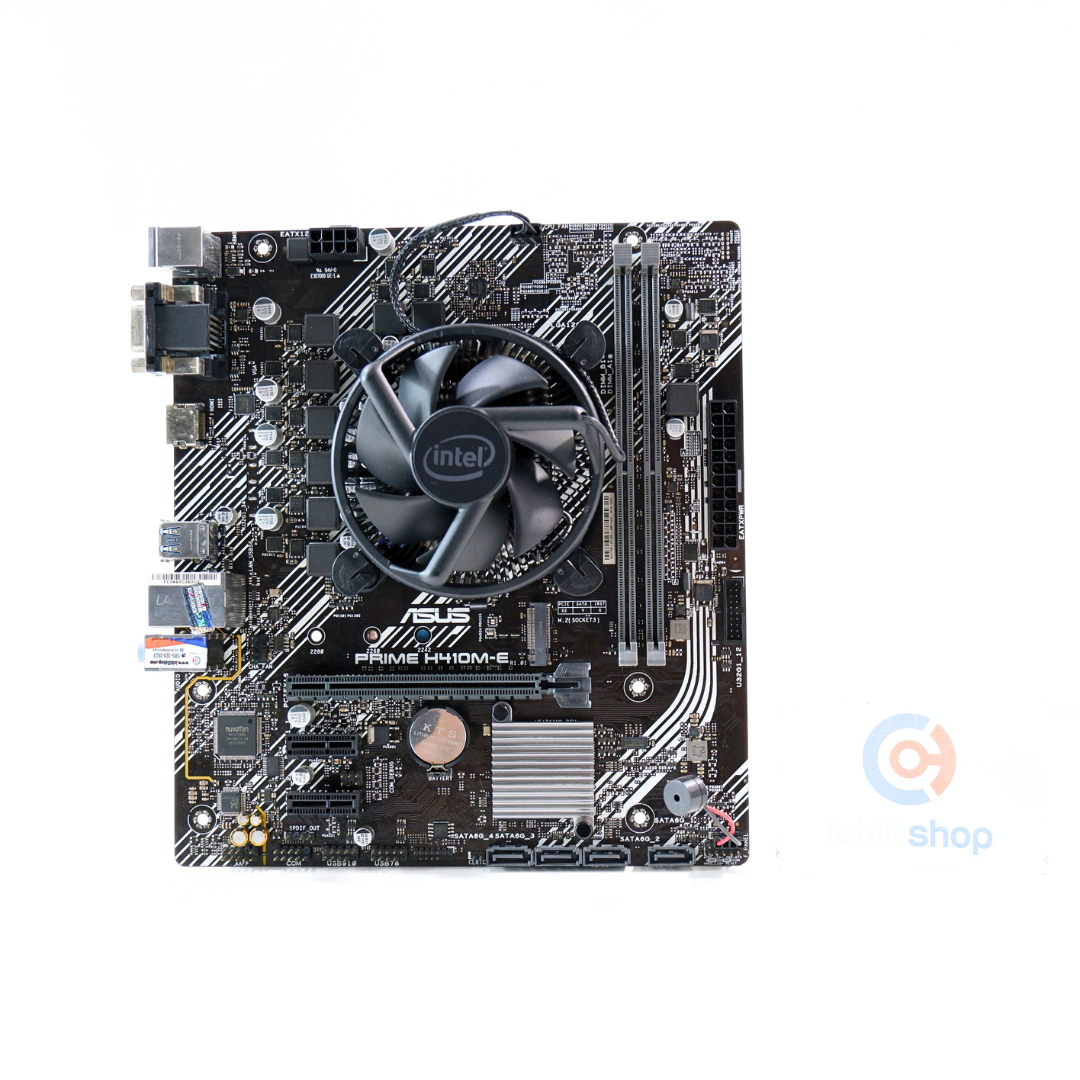 ชุดซีพียูพร้อมเมนบอร์ด CPU: INTEL CORE I5-10400F + MB: ASUS PRIME H410M ...