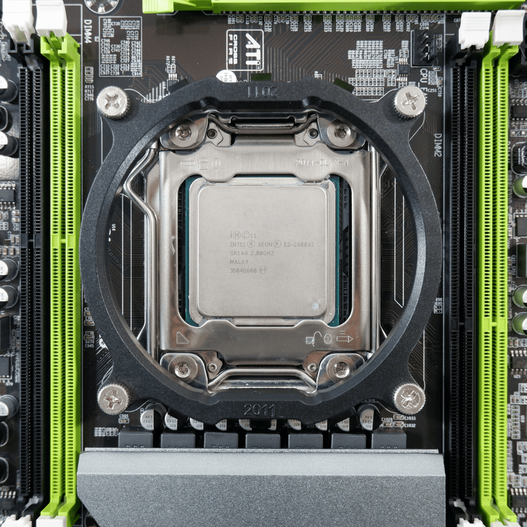 ชุดซีพียูพร้อมเมนบอร์ด CPU: INTEL XEON E5-2680 V2 + MB: ATERMITER X79 ...