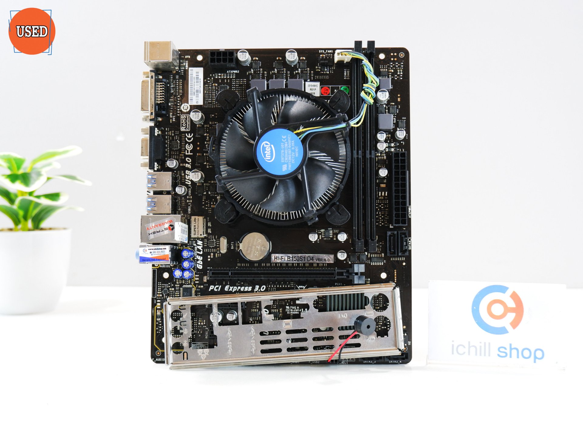 ชุดซีพียูพร้อมเมนบอร์ด CPU : INTEL CORE I3-6098P + MB : BIOSTAR B150S1 HI-FI D4 P13997 - ichillshop