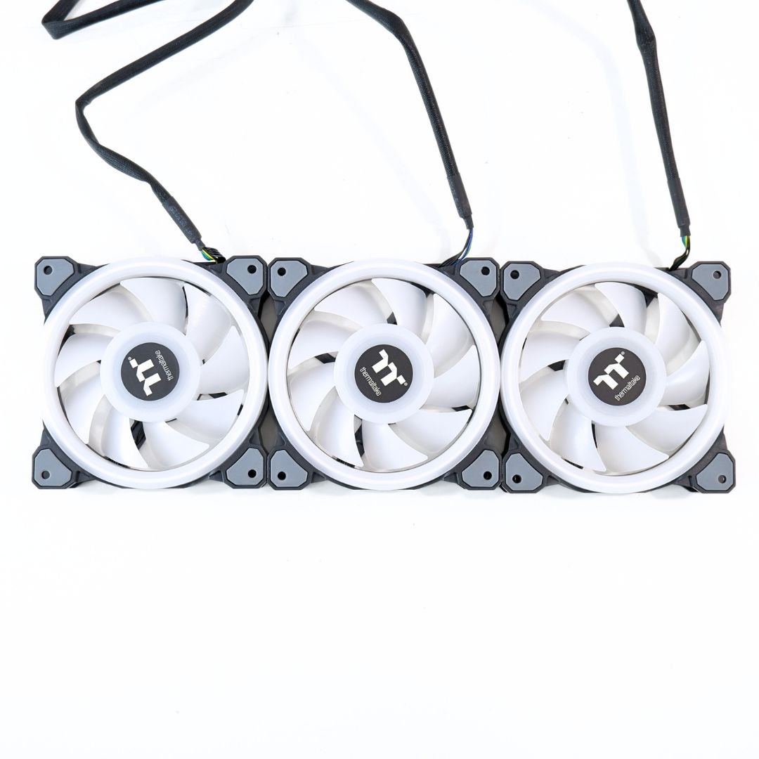 CASE FAN (พัดลมเคส) THERMALTAKE RIING QUAD 12 RGB RADIATOR FAN TT ...