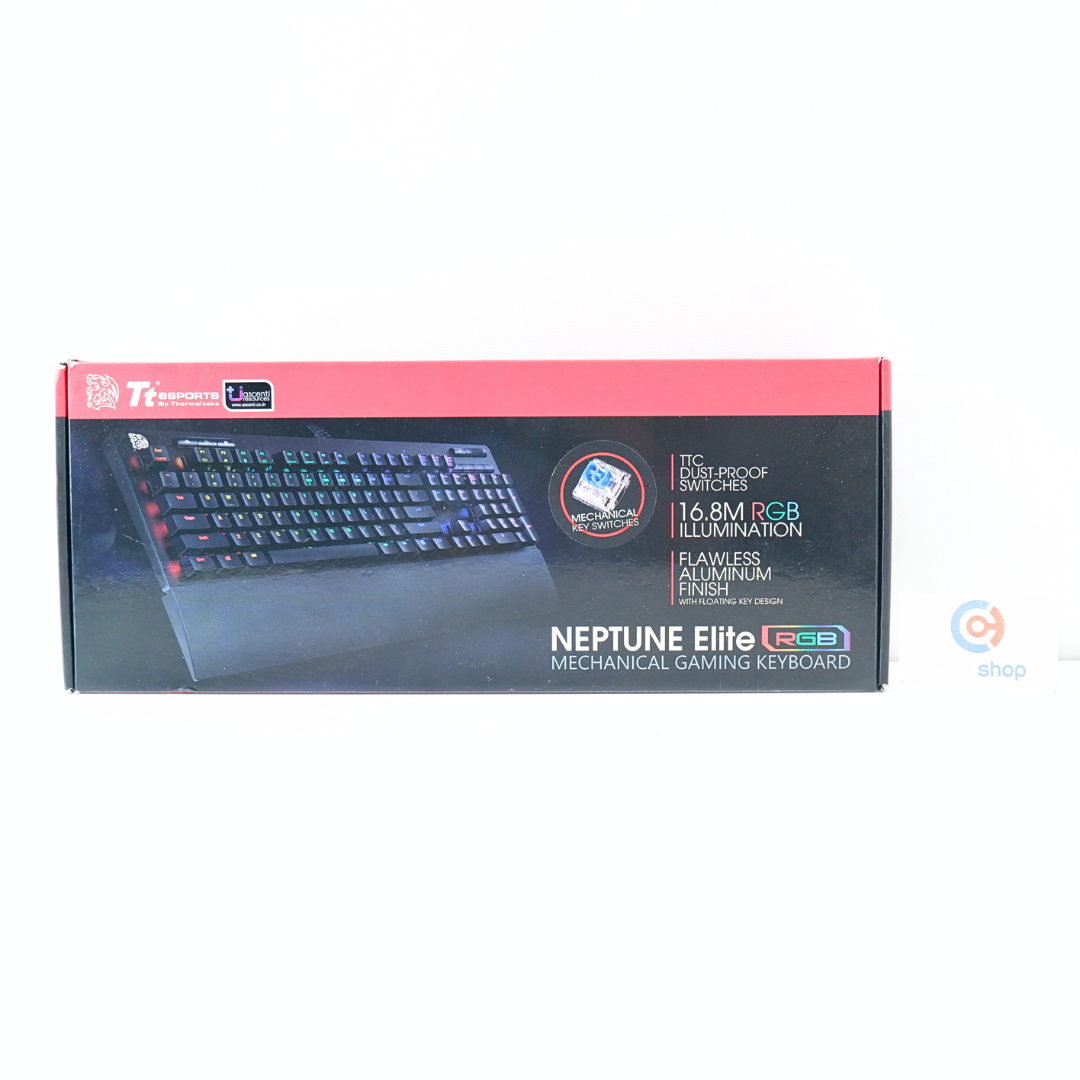 KEYBOARD (คีย์บอร์ด) TT ESPORTS NEPTUNE ELITE RGB (BLUE SWITCH) (BLACK ...