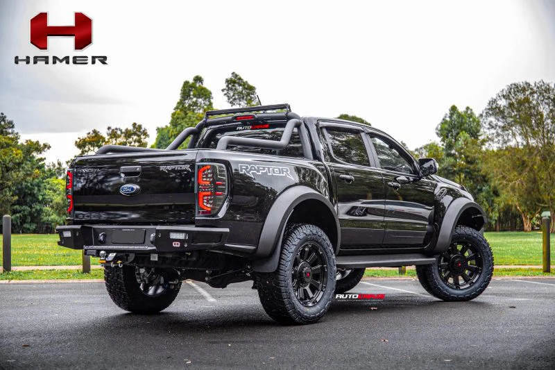 กันชนหลัง HAMER รุ่น M-SERIES REAR BUMPER FOR FORD RANGER RAPTOR