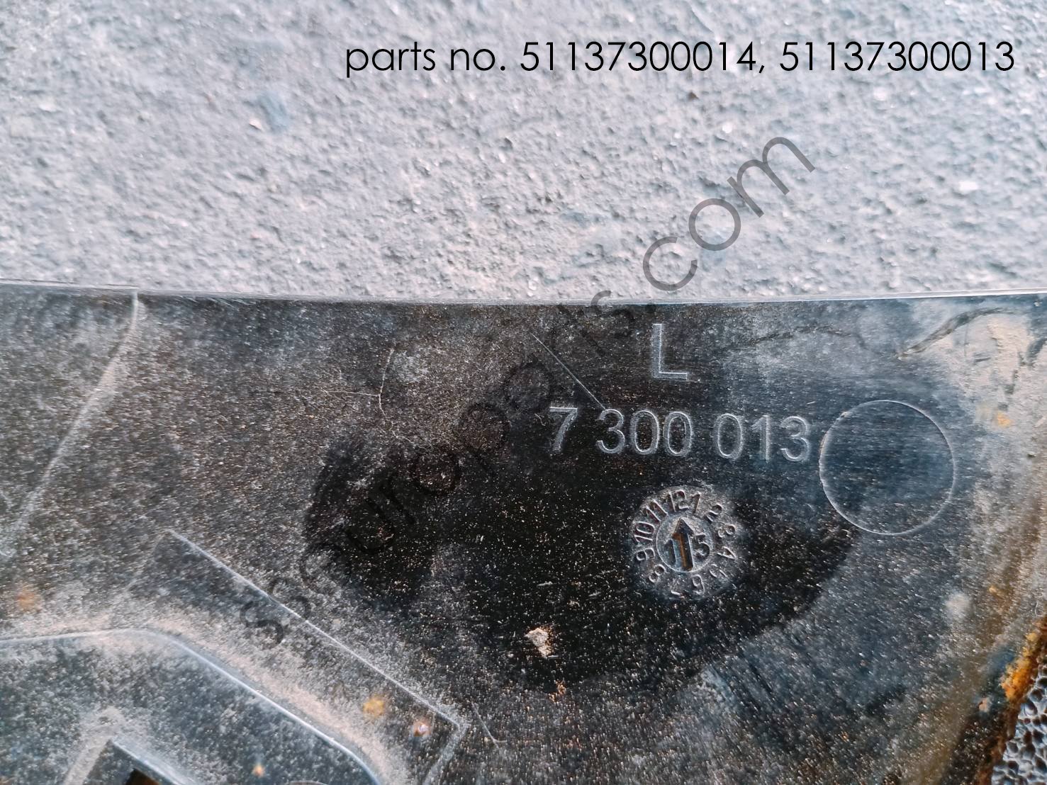 แผ่นปิดเสา C ด้านขวา หมายเลขชิ้นส่วน: 51137300014 7300014 แผ่นปิดเสา C ...