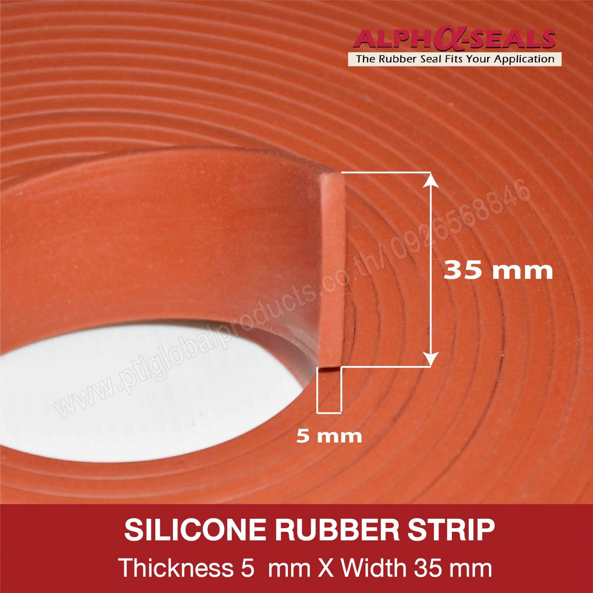 Square rubber seal 5x35 mm. Tel: 0 2489 5525/09 2656 8846 LINE ...
