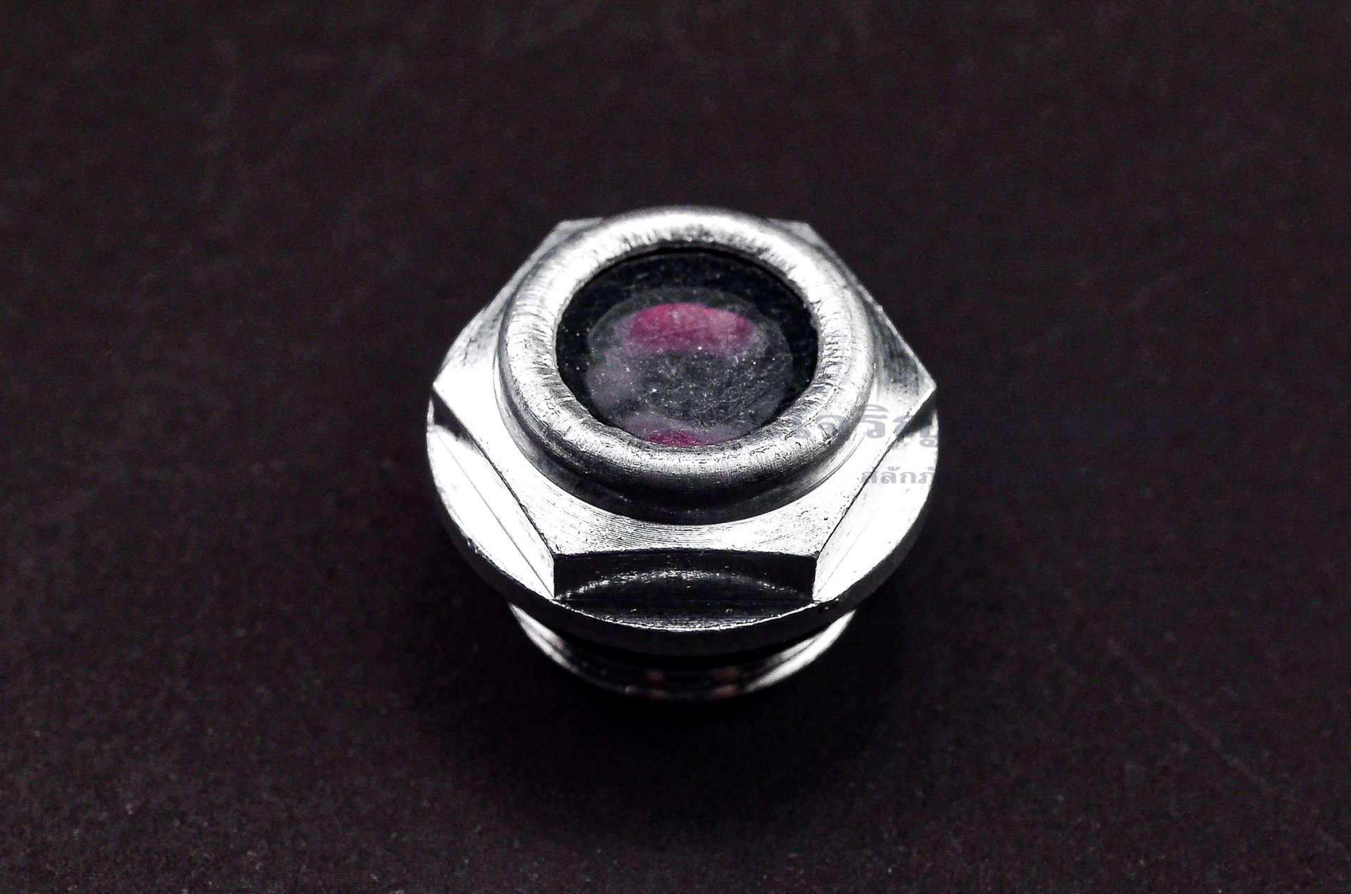 ข้อต่อดูน้ำมัน-ตาแมวดูน้ำมัน (Oil Level Sight Fitting) 1/2" เกลียว 14 ...