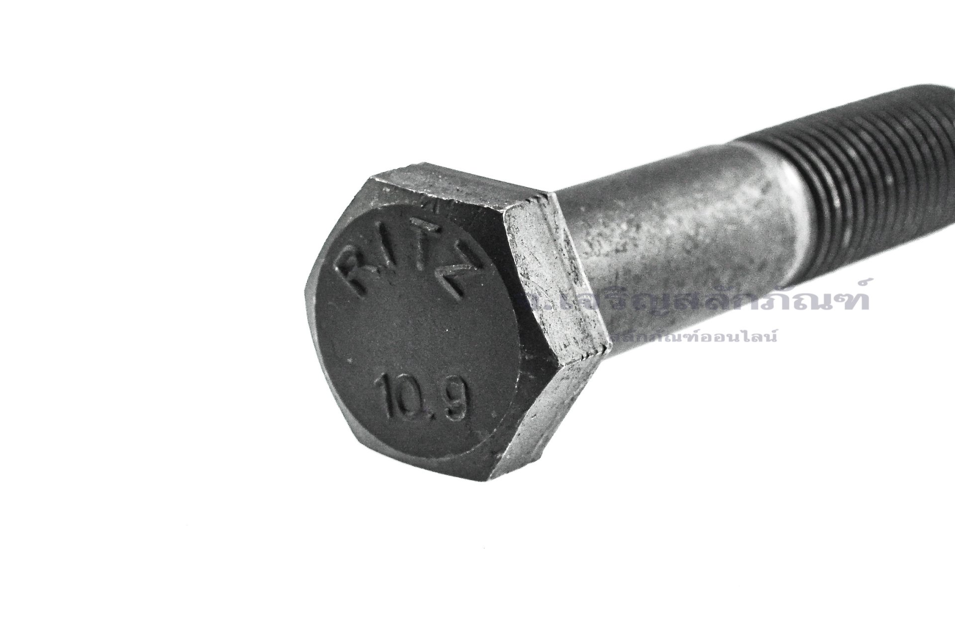 น็อตเหลี่ยมดำแข็ง M20x100 เกรด 10.9 แข็งพิเศษ