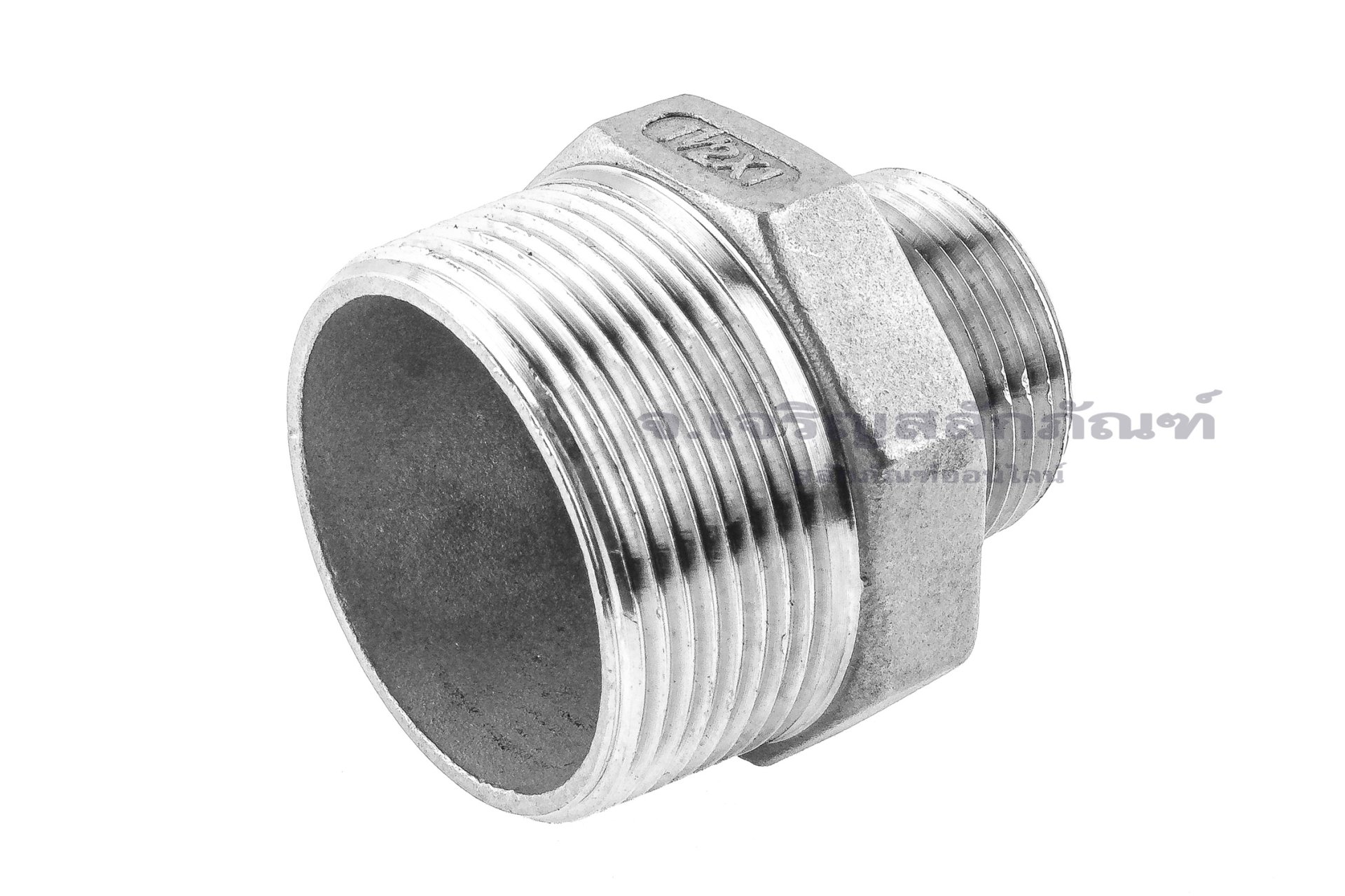 ข้อต่อตรงลด ข้อต่อเพิ่ม สแตนเลส (เกลียวนอก x เกลียวนอก) ขนาด 1.1/2"-11. ...