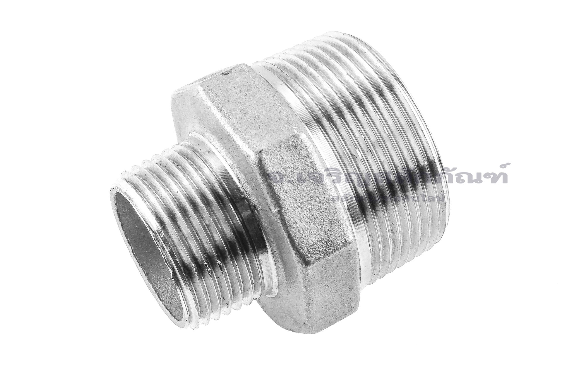 ข้อต่อตรงลด ข้อต่อเพิ่ม สแตนเลส (เกลียวนอก x เกลียวนอก) ขนาด 1.1/2"-11. ...