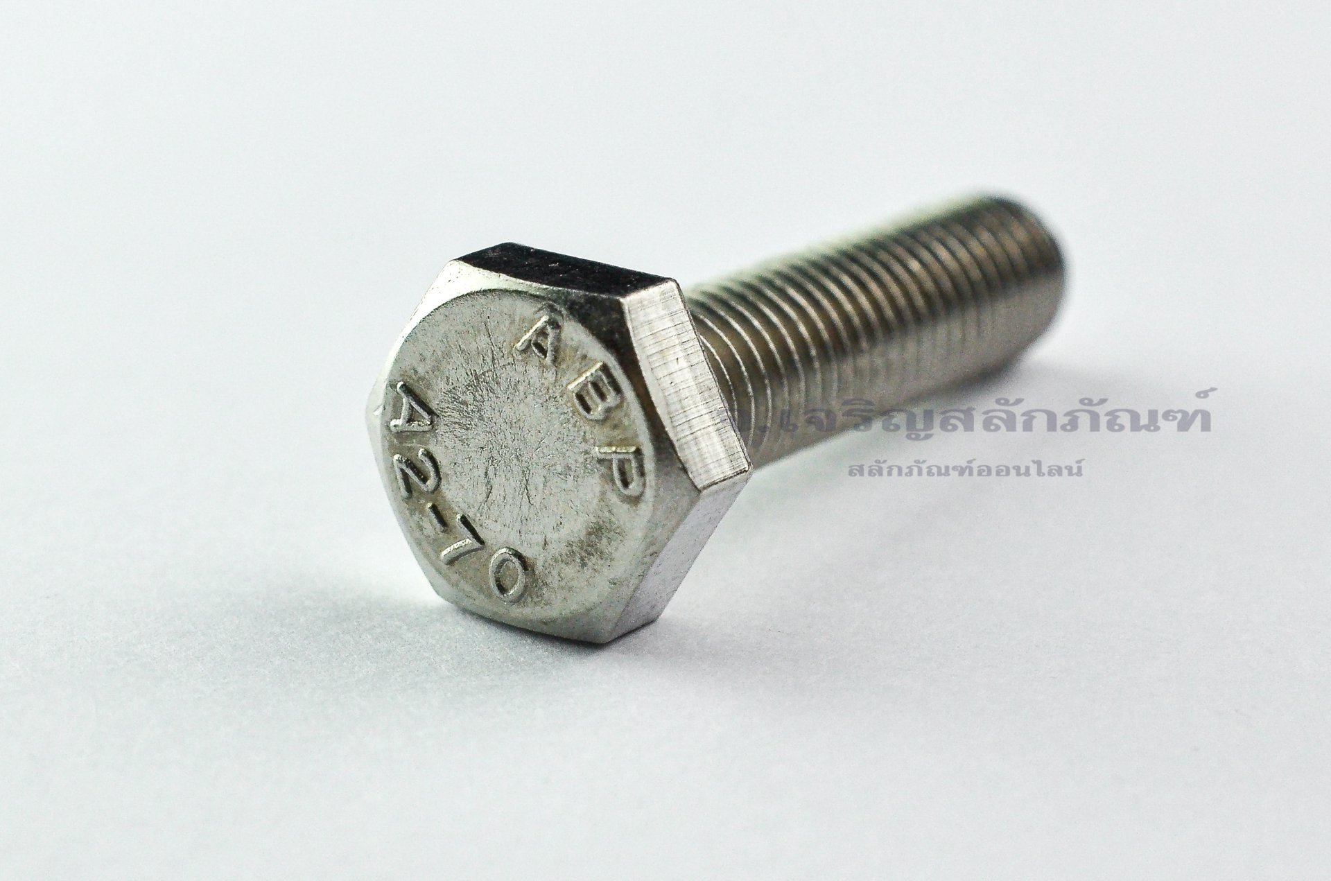 น็อตหัวเหลี่ยมสแตนเลส Stainless Steel Hex Bolt M10x40