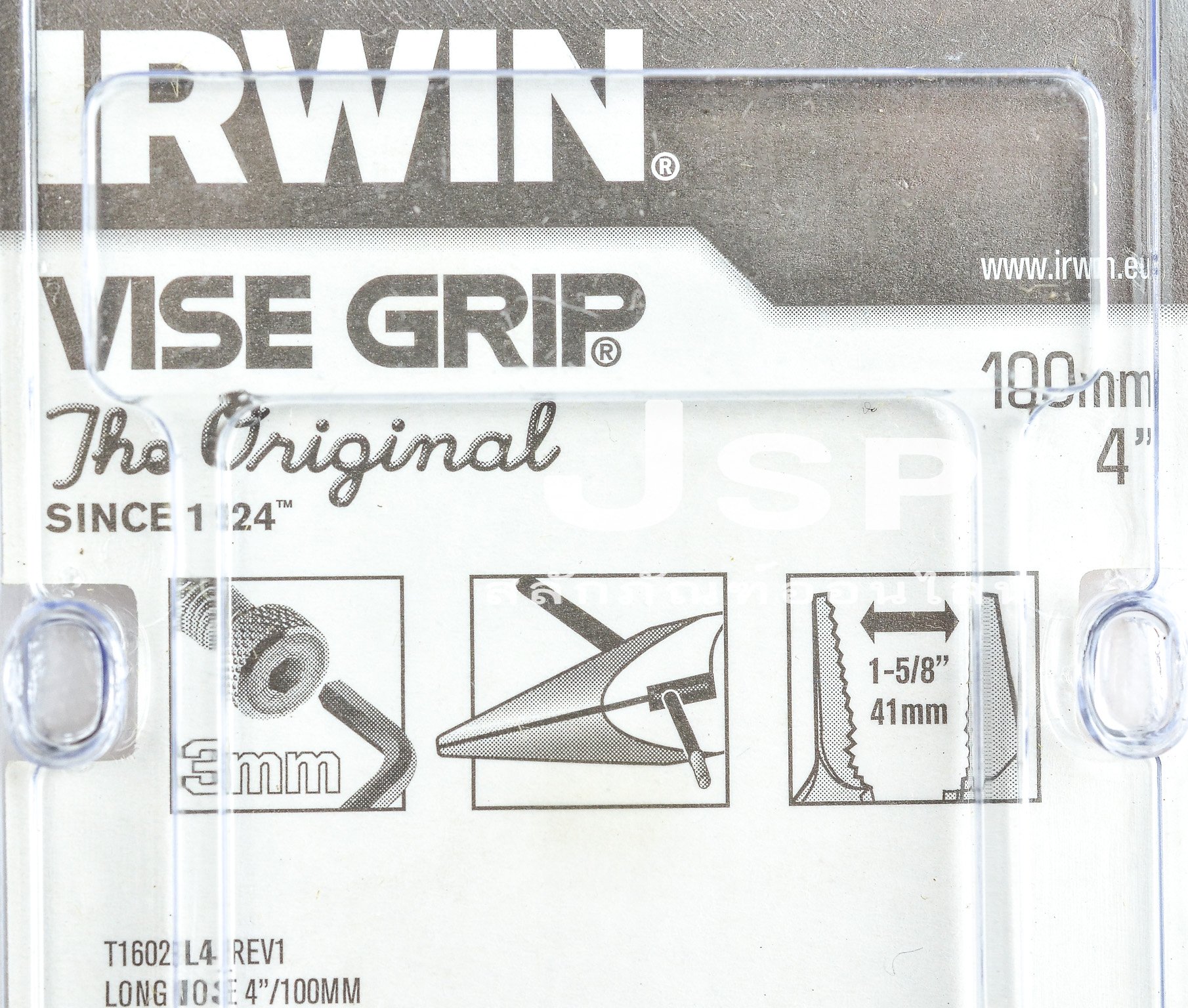 คีมล็อคปากแหลม IRWIN VISE-GRIP 4" รุ่น 4LN - jspstore
