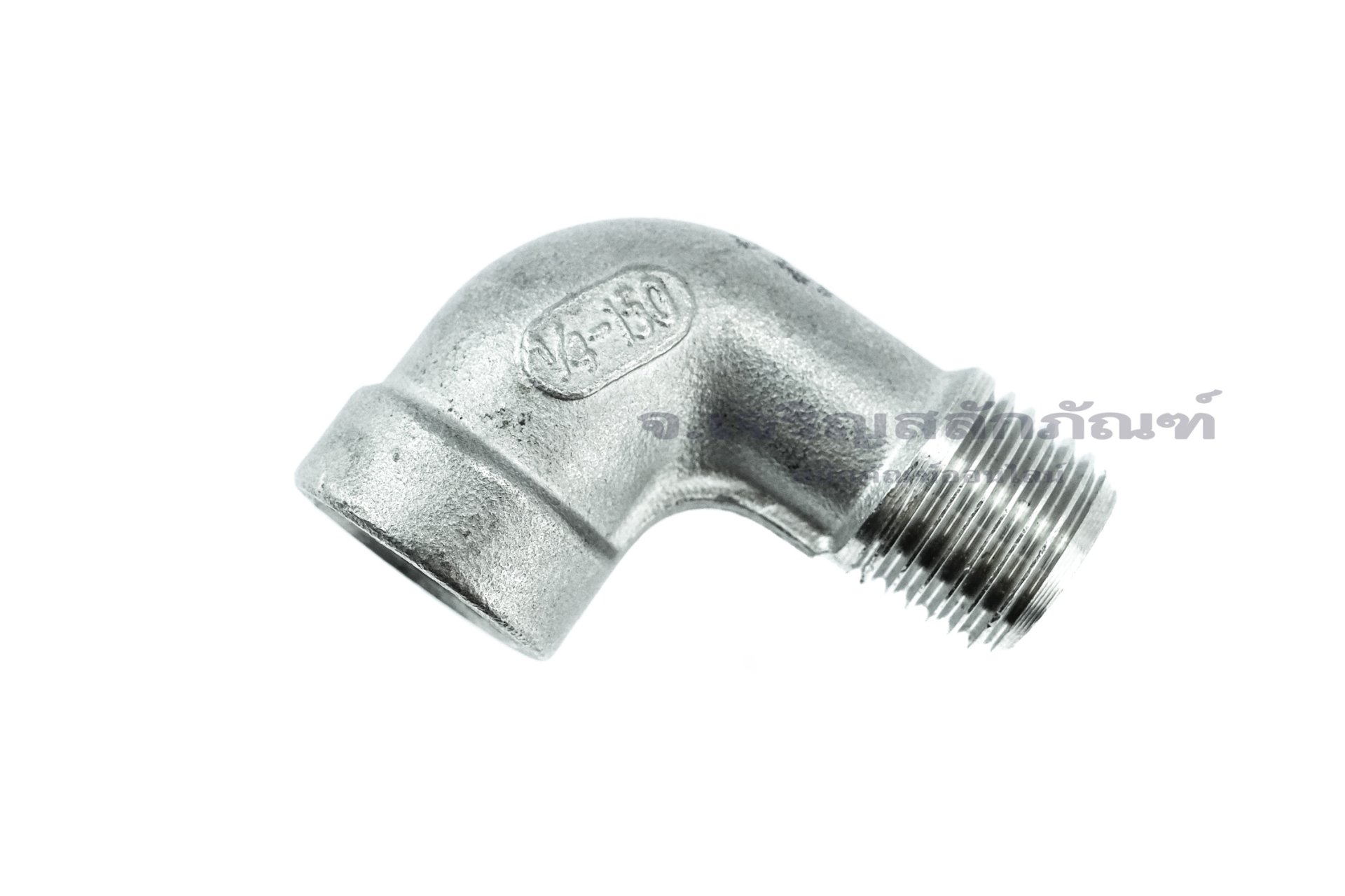 ข้อต่องอ 90°สแตนเลส ผม. (เกลียวนอก x เกลียวใน) 1/4"x1/4" - jspstore