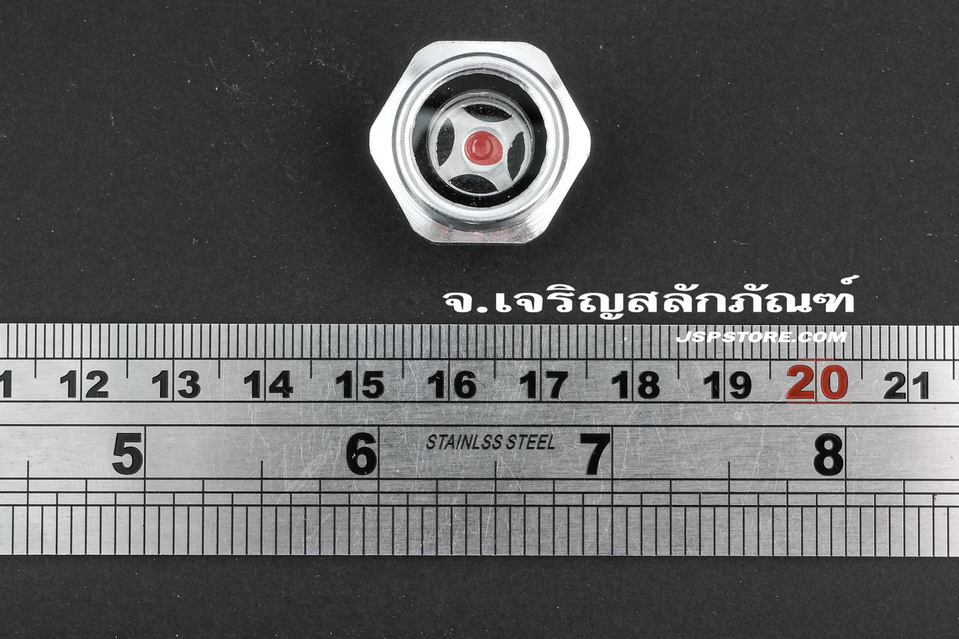 ข้อต่อดูน้ำมัน-ตาแมวดูน้ำมัน (Oil Level Sight Fitting) M16x1.5