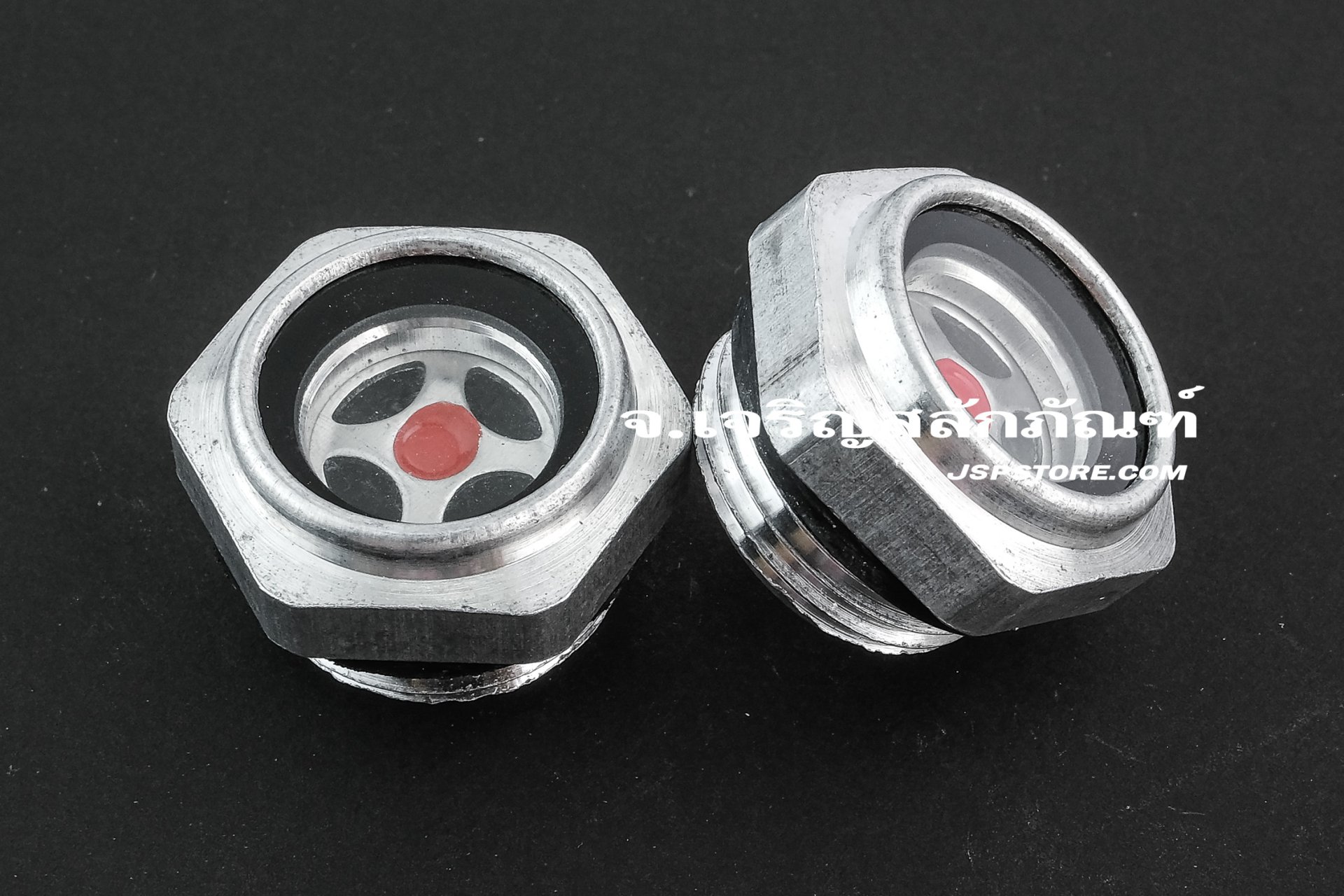 ข้อต่อดูน้ำมัน-ตาแมวดูน้ำมัน (Oil Level Sight Fitting) M20x1.5 - jspstore