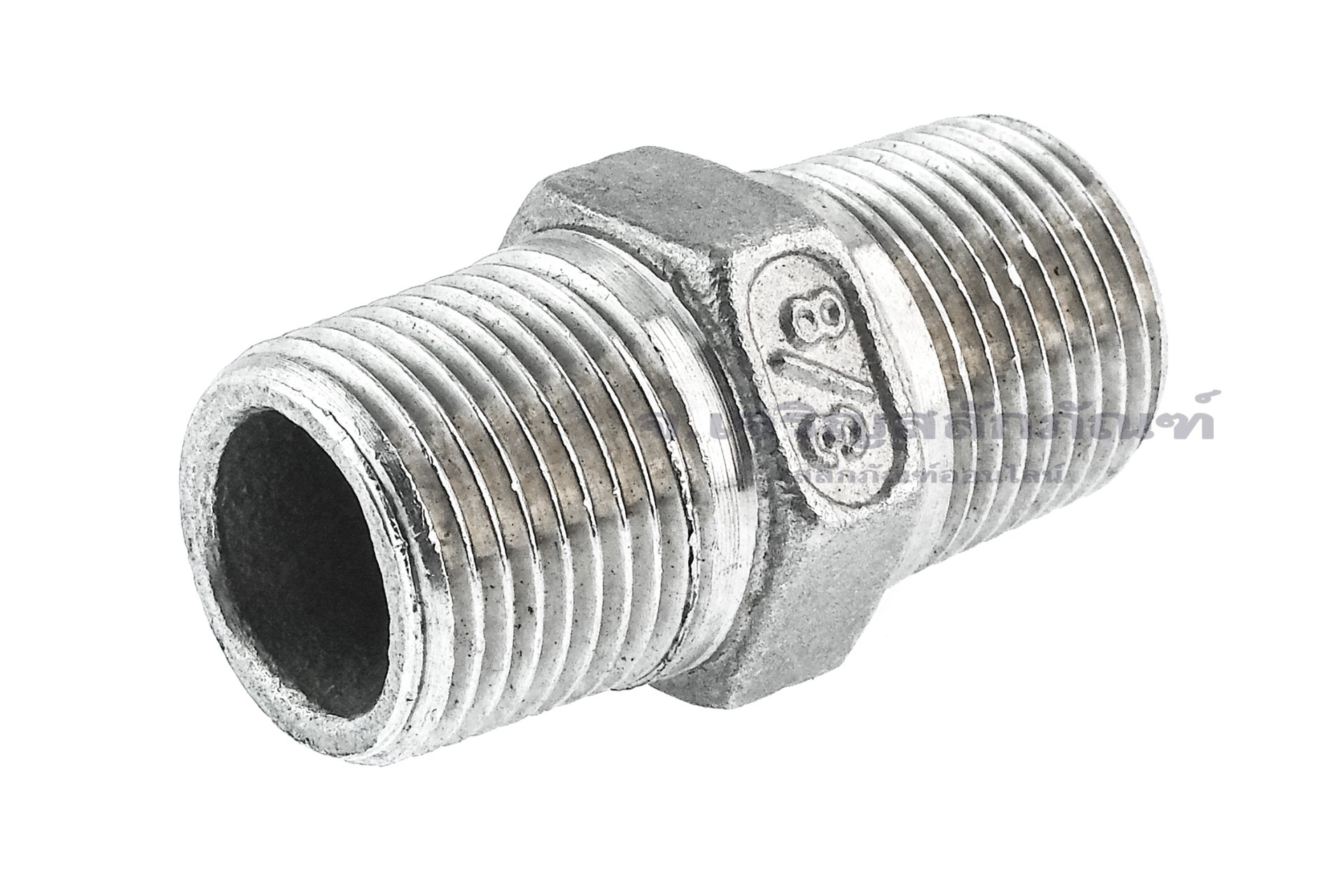 ข้อต่อตรงนิปเปิ้ลสแตนเลสเกรด 316 (เกลียวนอก x เกลียวนอก) ขนาด 3/8" x 3/ ...