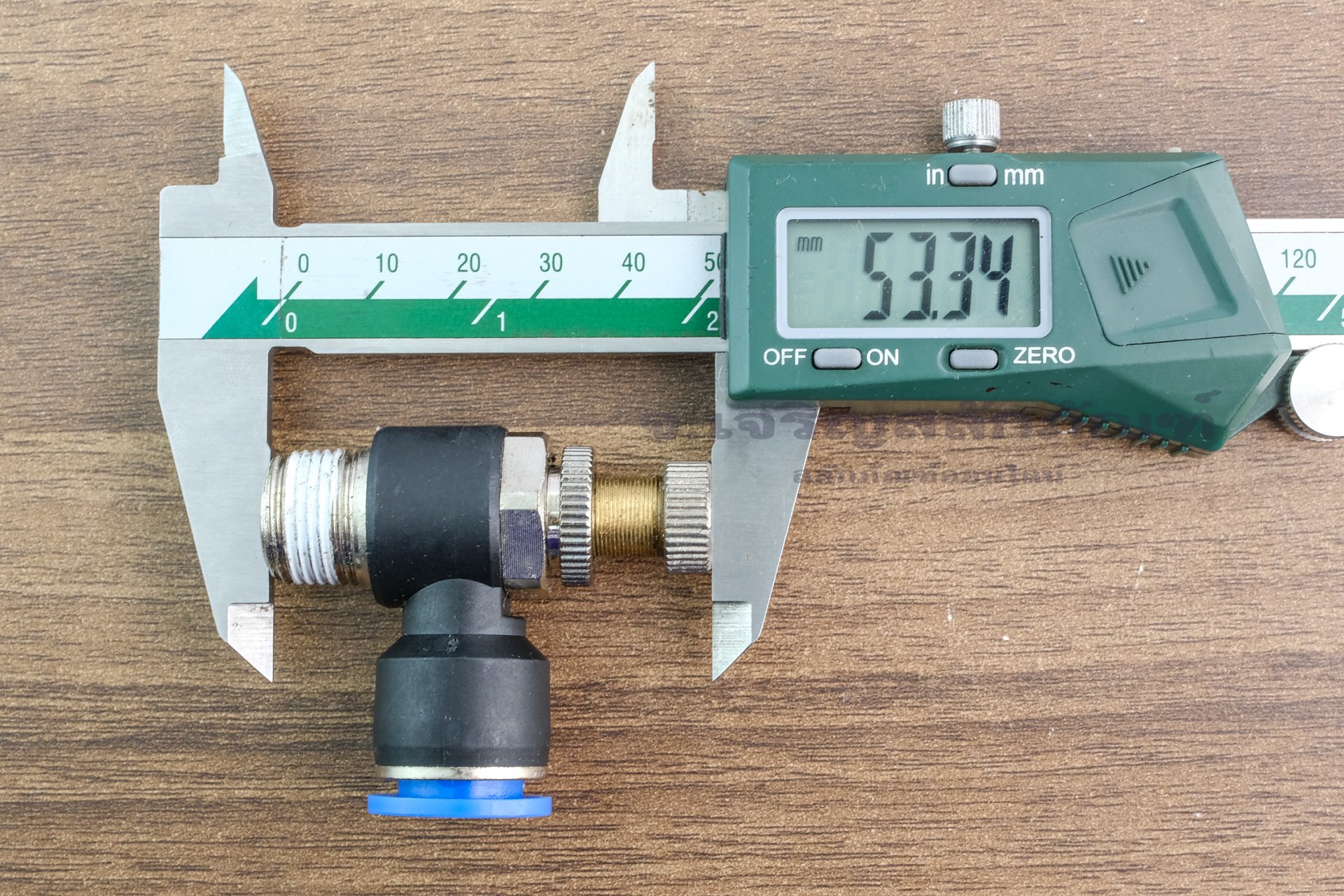 ข้อต่อวาล์วคอนโทรล ข้อต่อปรับลมเกลียวแป๊ป (เกลียวนอก x เสียบสาย) ขนาด 3 ...
