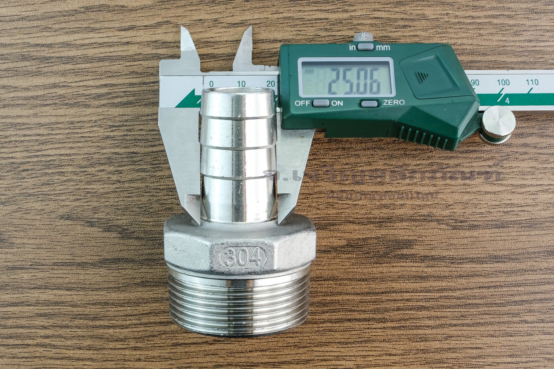 ข้อต่อหางไหลสแตนเลส เกลียวนอกเสียบสาย (เกลียวนอก x หางไหล) ขนาด 1.1/2 ...