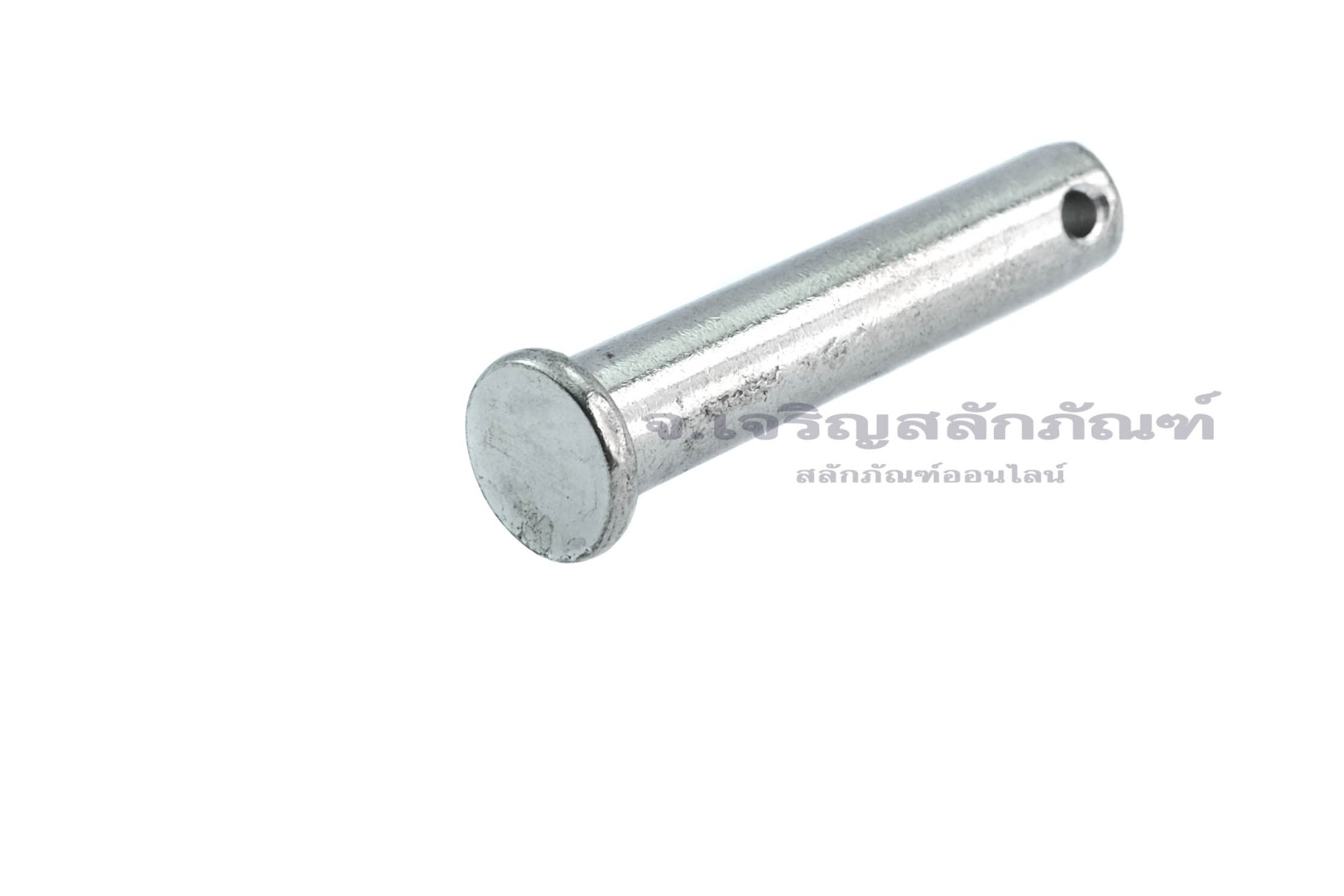 สลักหัวแบนกลม-ปิ๊นหัวแบนสแตนเลส (Stainless Steel Clevis Pin) ขนาด 10x50