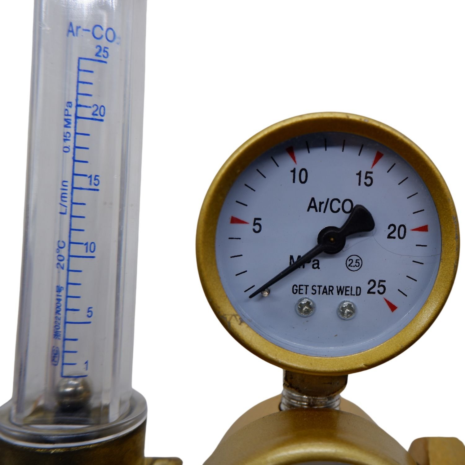 เกจ์วัดแรงดันสำหรับอาร์กอน Get Star Weld YQAr-731L - wongtools