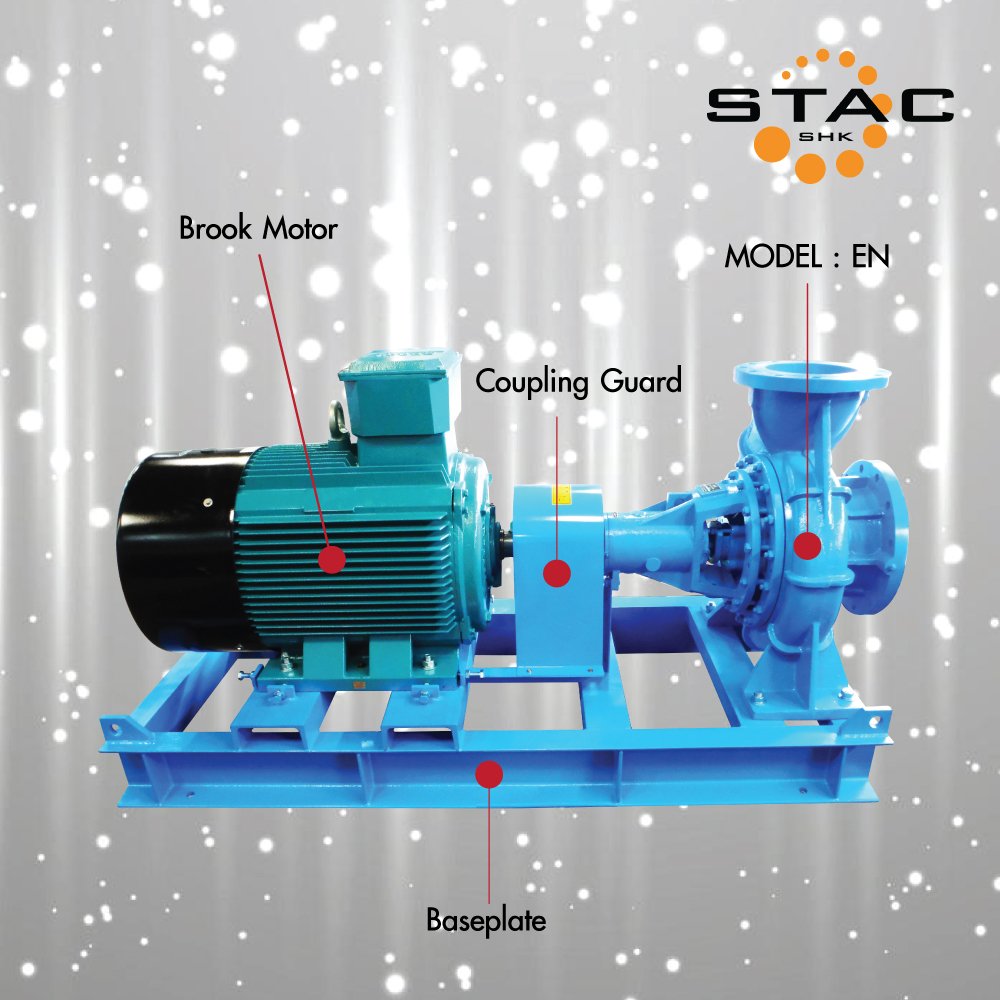 "Stac" end suction pump complete SET - stacpump