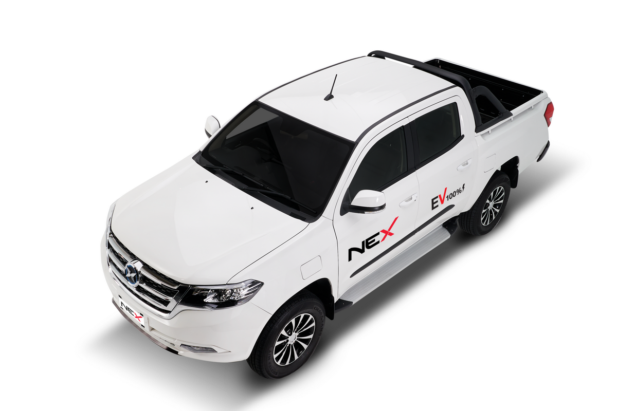 NEX BEV PICKUP DOUBLE CAB แบตฯ 65 kWh มอเตอร์ 122 แรงม้า วิ่งไกล 350 กม.