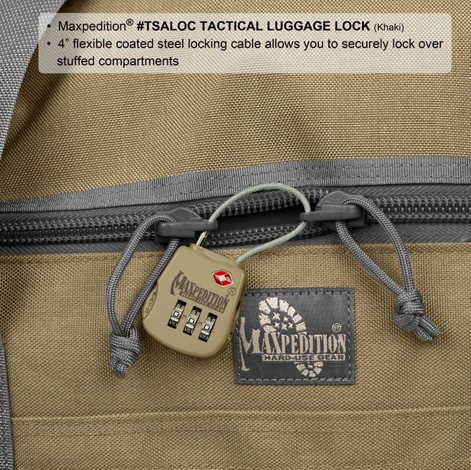 Maxpedition Tactical Luggage Lock - bangkoktactical