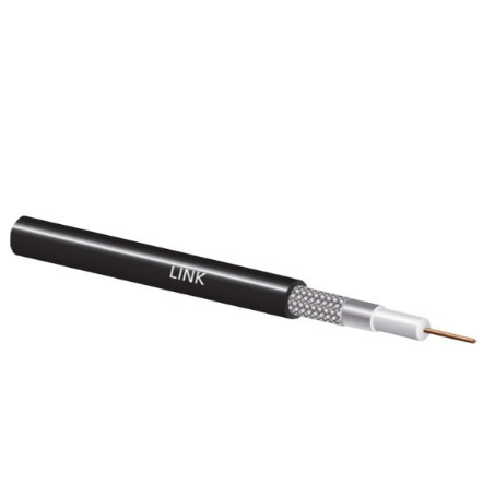 สาย RG-6 (ภายนอกอาคาร) LINK CB-0106AP | ชิลด์ 95% | 500 เมตร | RG-6 ...