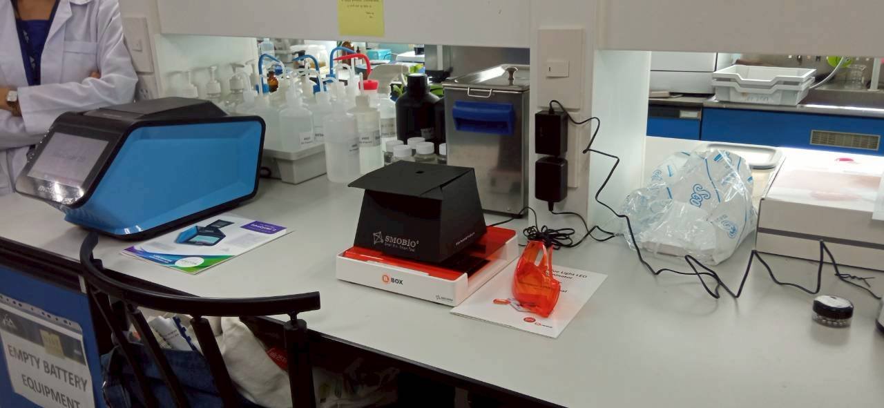 EdvoCycler™ 2 PCR (EDVOTEK), B-BOXTM Blue Light LED Epi-illuminator ...