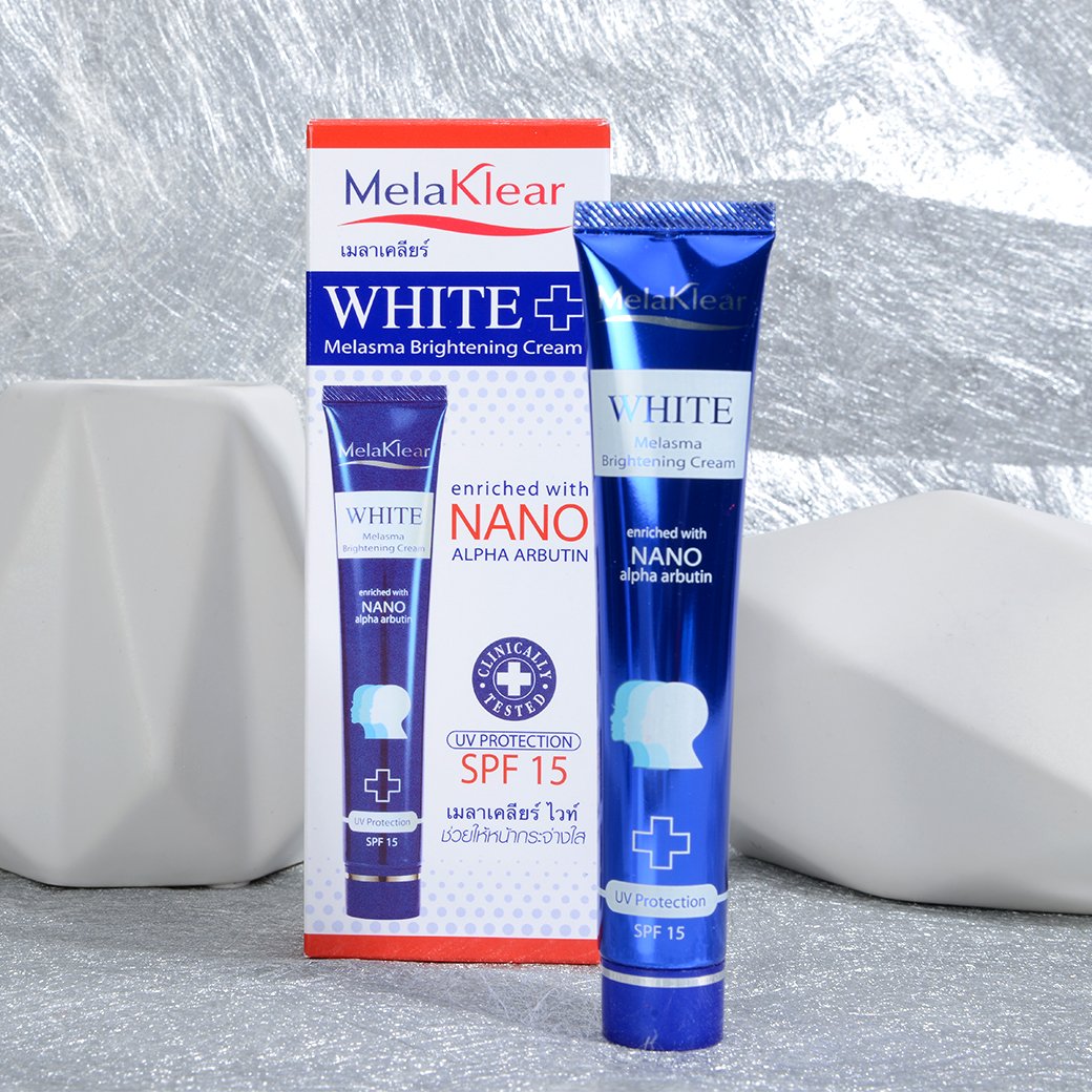 ถูกมาก ครีมทาฝ้า Melaklear White Melasma Brightening Facial Series
