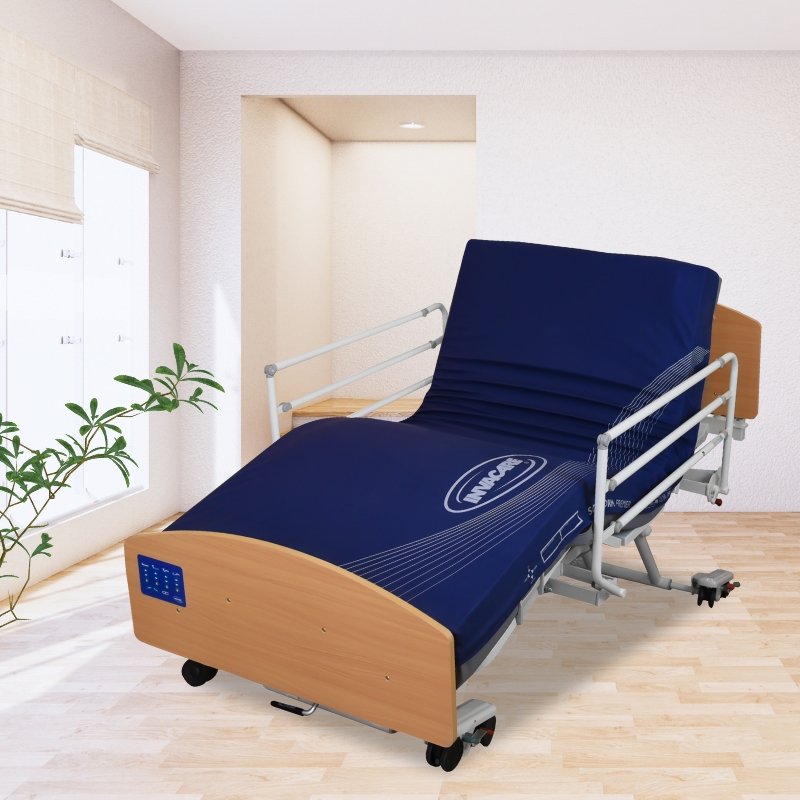 เตียงผู้สูงอายุไฟฟ้าดีไซน์ไม้ 8 ฟังก์ชั่นยี่ห้อ Invacare รุ่น CS8 ...