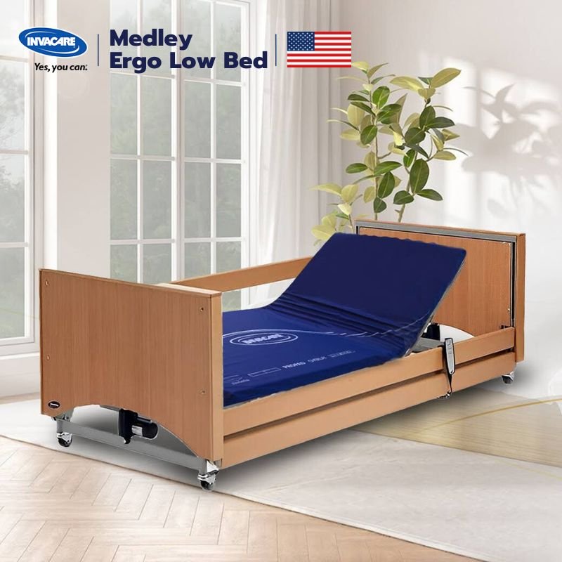 เตียงผู้สูงอายุไฟฟ้า Invacare รุ่น Medley Ergo Low with Cover