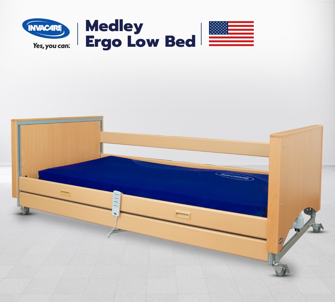 เตียงผู้สูงอายุไฟฟ้า Invacare รุ่น Medley Ergo Low with Cover