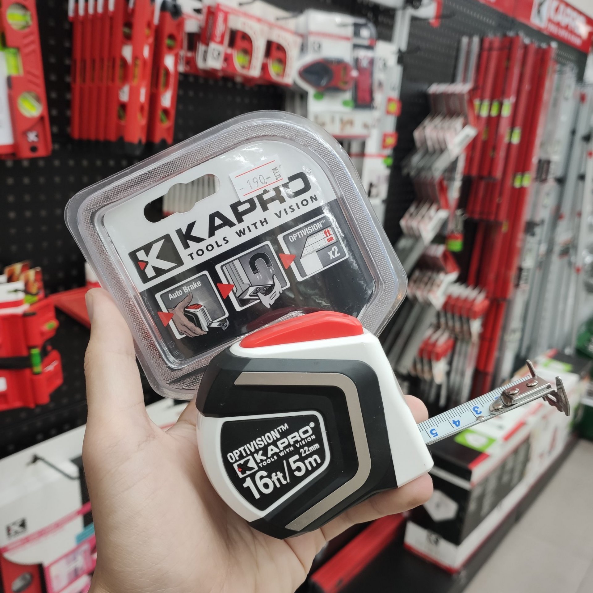 ตลับเมตร KAPRO รุ่น OPTIVISION™
