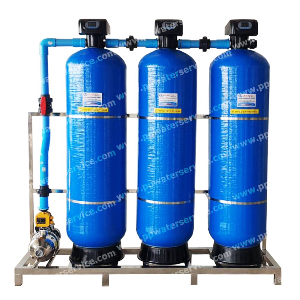 Groundwater filter turbid water tap FRP tank 18x65" (Auto)