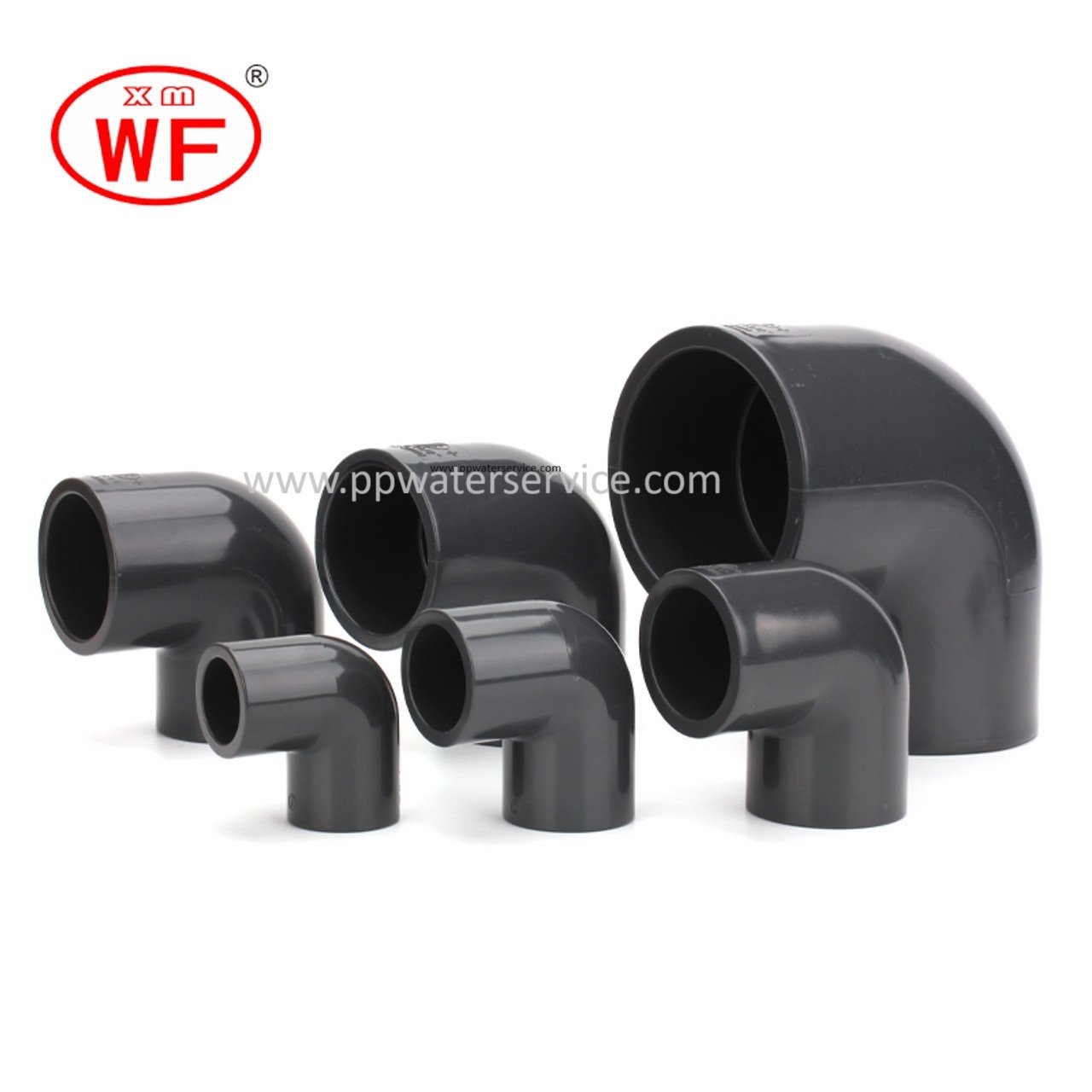 ข้องอ90 WF UPVC ANSI Degree Elbow ขนาด 4"DN100