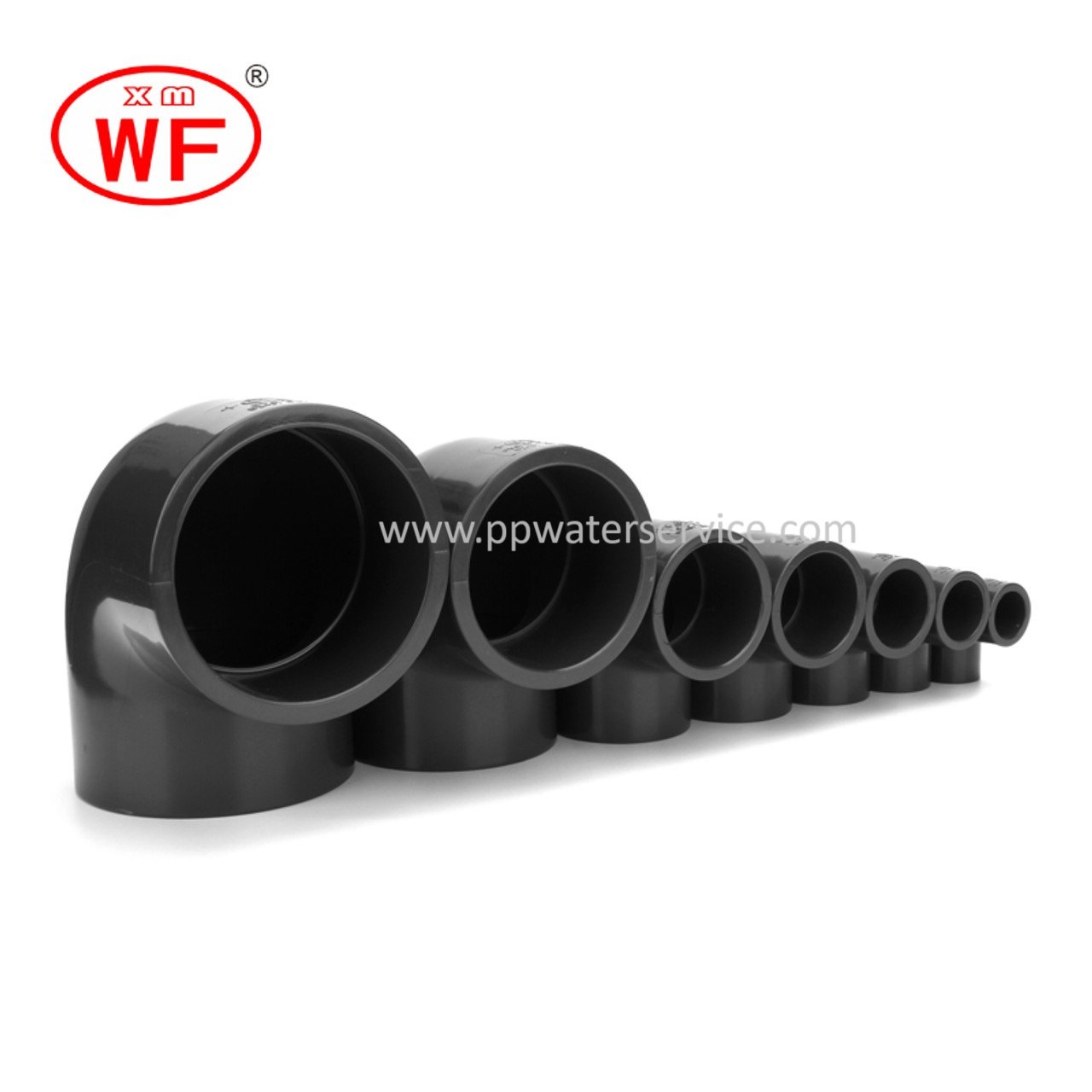 ข้องอ90 WF UPVC ANSI Degree Elbow ขนาด 4"DN100