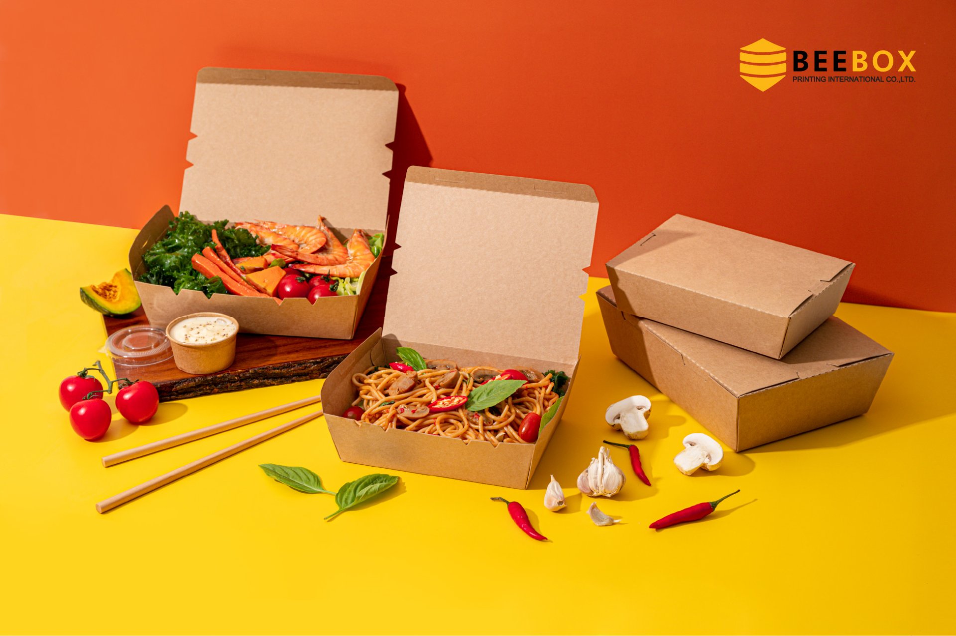 กล่องฝาทึบ1600ml. - beeboxpp