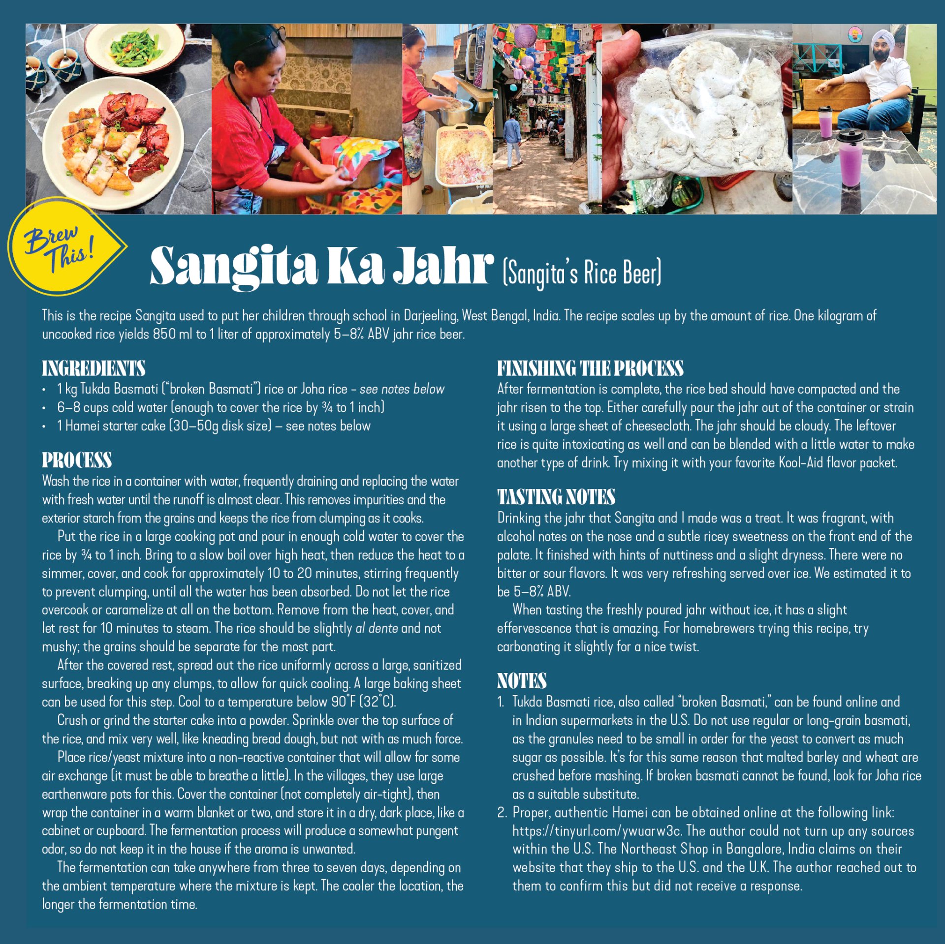 Himalayan beer: Brewing Beer from Rice by yourself step by step ...