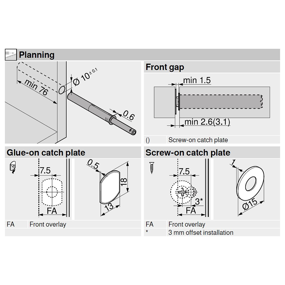 TIP-ON 956A - long version with magnet - blue-inter