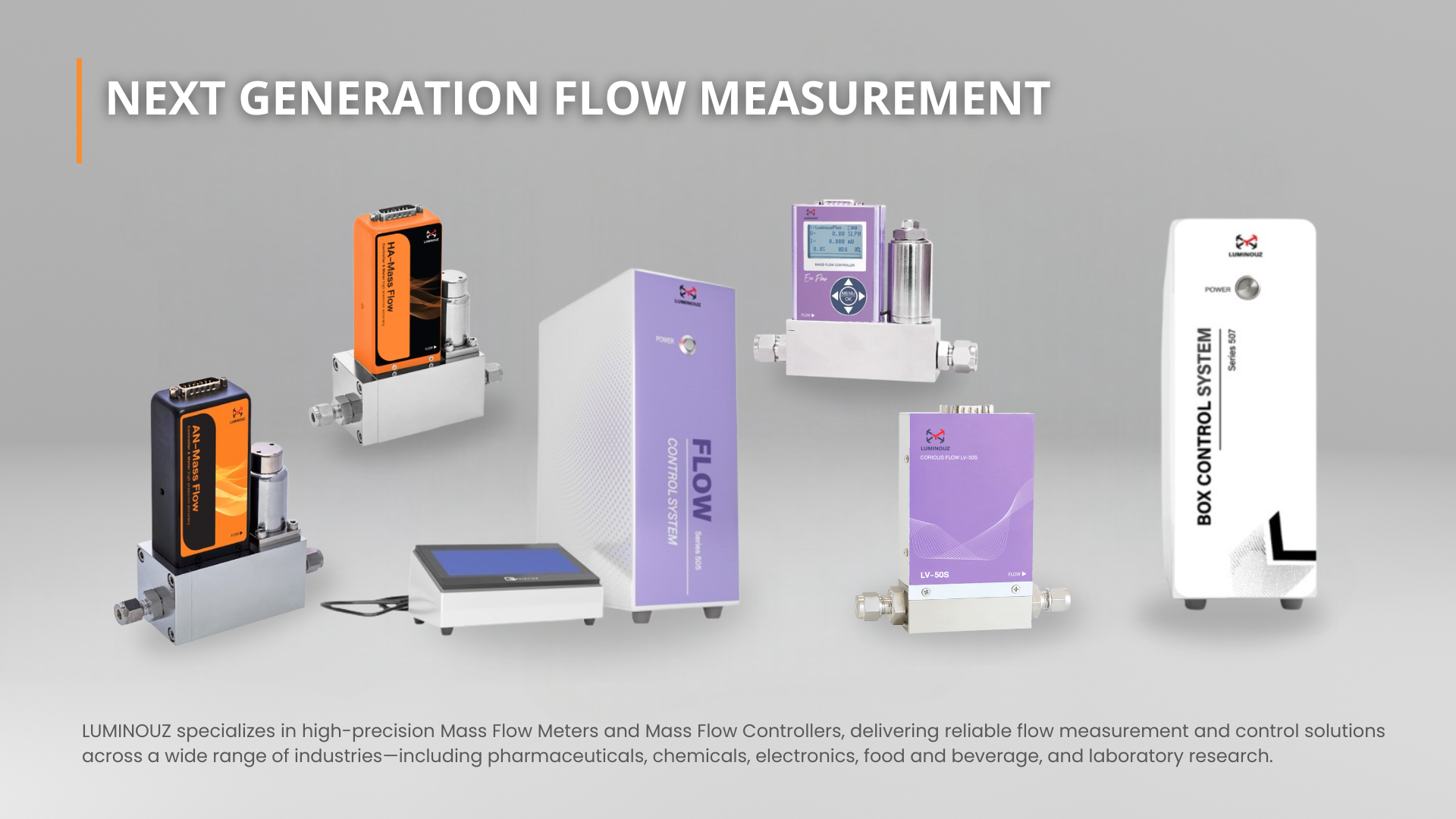 Mass Flow Meter - เครื่องมือวัดการไหล
