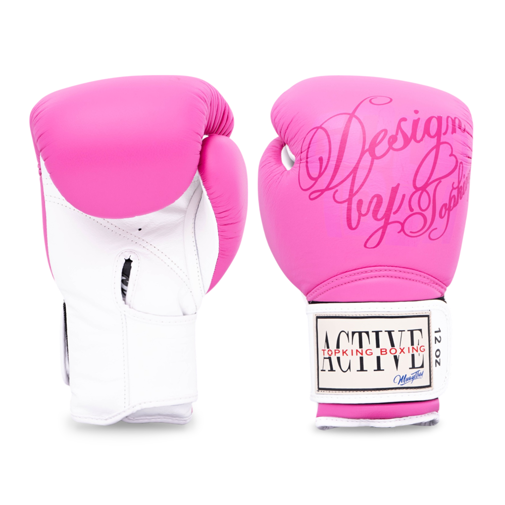 TOPKING GLOVES PINK ACTIVE MUAYTHAI