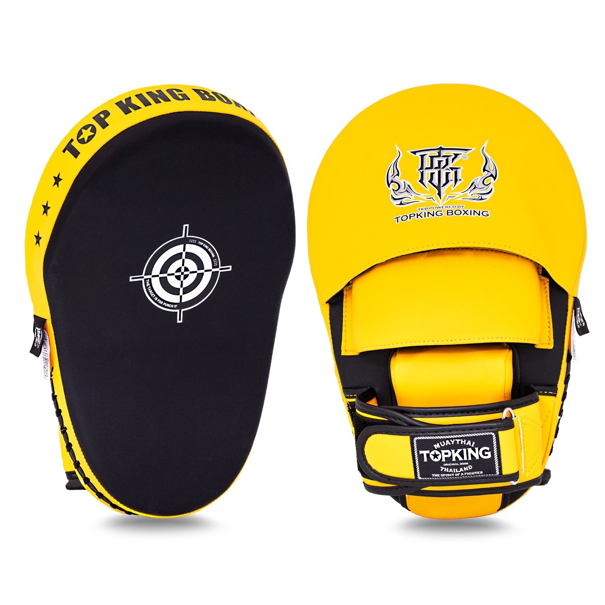 TOPKING FOCUS MITTS YELLOW “ EXTREAM ” - topkingboxing