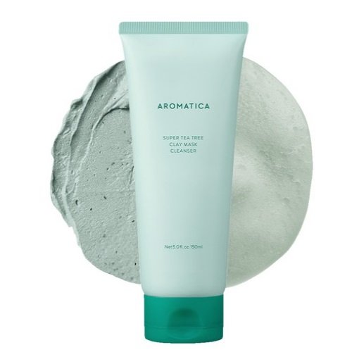 aromatica Super Tea Tree Clay Mask Cleanser 150ml - testerkorea