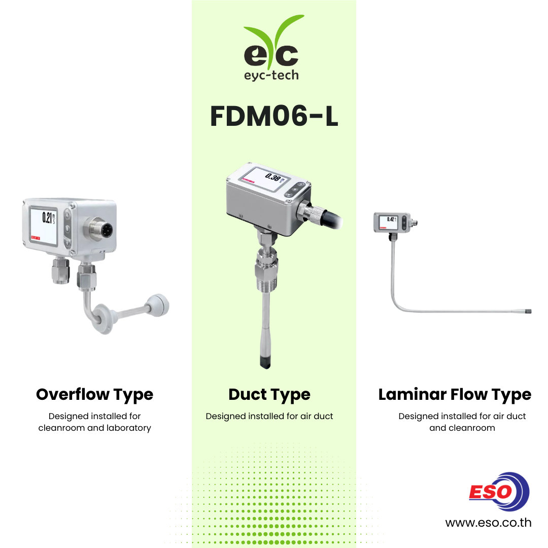 FDM06-L-L1 Low Air Flow Thermal Mass Transmitter - eso