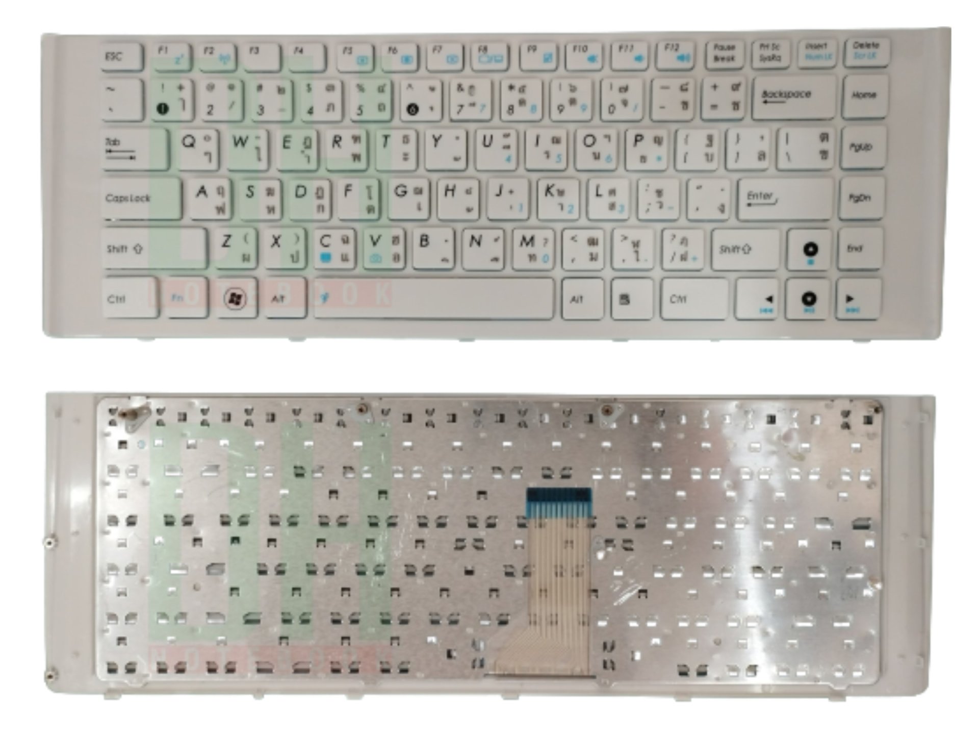 แป้นพิมพ์โนีตบุ๊ค ASUS X42J, X42S, X42DE, X42JE, X42N, A40, A40J, A40JE ...