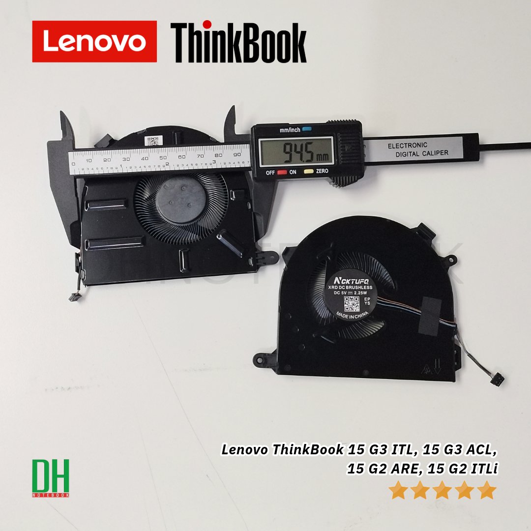 พัดลมระบายความร้อน Lenovo ThinkBook 15 G3 ITL, 15 G3 ACL, 15 G2 ARE, 15 ...