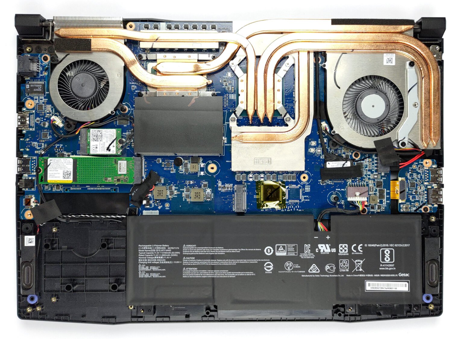 พัดลมระบายความร้อนแล็ปท็อป โน๊ตบุ๊ค MSI Katana GF66, GF76 Pulse, GL76 ...