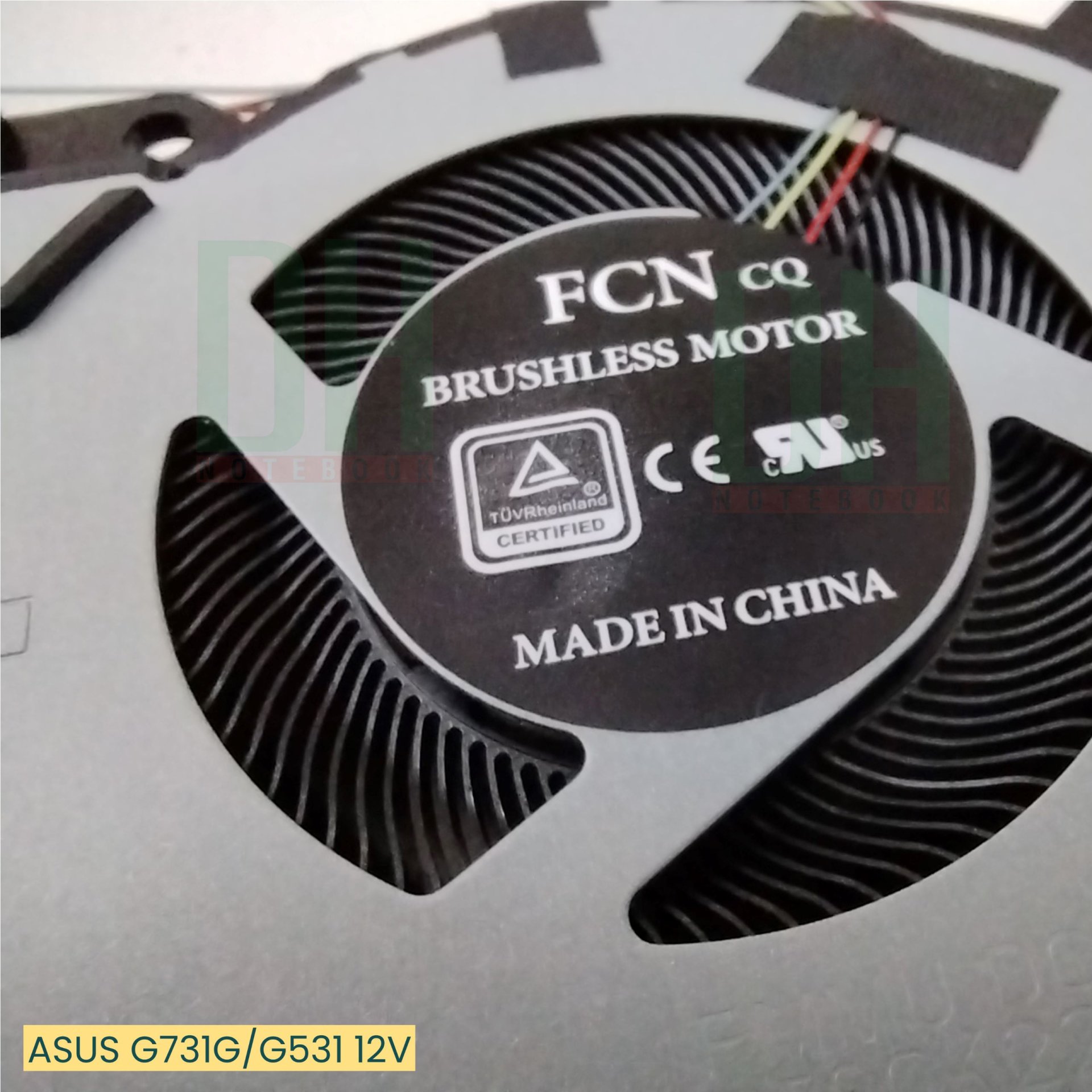 พัดลมระบายความร้อน โน๊ตบุ๊ค สำหรับ ASUS ROG Strix G731, G17, G712, 532L ...